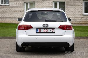 White Audi A4 2010 in Tukums, with an engine capacity of 1.80 L and mileage of 314 thousand km for 6990 €, photo 8 on AUTOMOTO.COM.LV