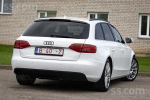 White Audi A4 2010 in Tukums, with an engine capacity of 1.80 L and mileage of 314 thousand km for 6990 €, photo 9 on AUTOMOTO.COM.LV