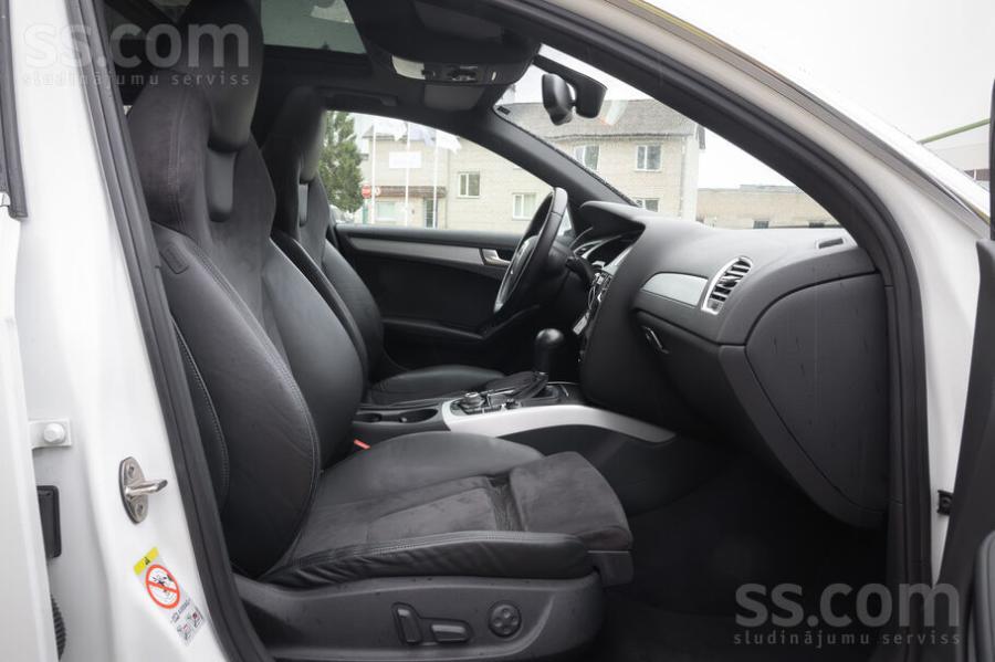 White Audi A4 2010 in Tukums, with an engine capacity of 1.80 L and mileage of 314 thousand km for 6990 €, photo 14 on AUTOMOTO.COM.LV