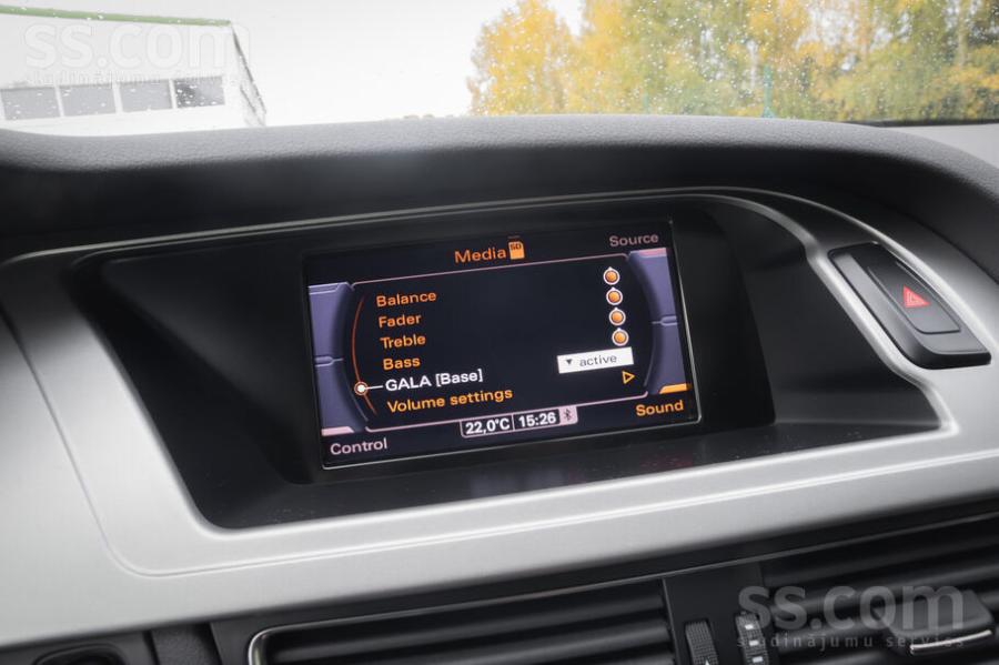 White Audi A4 2010 in Tukums, with an engine capacity of 1.80 L and mileage of 314 thousand km for 6990 €, photo 20 on AUTOMOTO.COM.LV