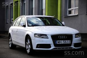 White Audi A4 2011 in Riga, with an engine capacity of 2.00 L and mileage of 0 thousand km for 750 €, photo 4 on AUTOMOTO.COM.LV