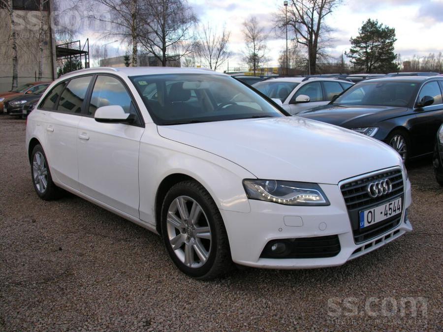 White Audi A4 2011 in Riga, with an engine capacity of 2.00 L and mileage of 0 thousand km for 6750 €, photo 2 on AUTOMOTO.COM.LV