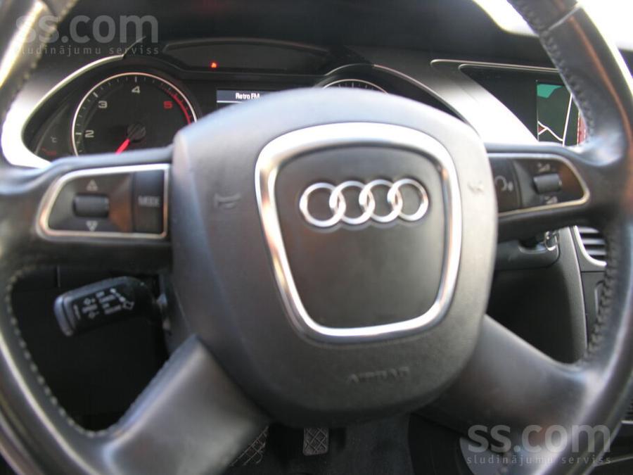 White Audi A4 2011 in Riga, with an engine capacity of 2.00 L and mileage of 0 thousand km for 6750 €, photo 11 on AUTOMOTO.COM.LV