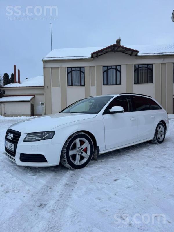 White Audi A4 2011 in Bauska, with an engine capacity of 2.00 L and mileage of 364 thousand km for 5995 €, photo 1 on AUTOMOTO.COM.LV