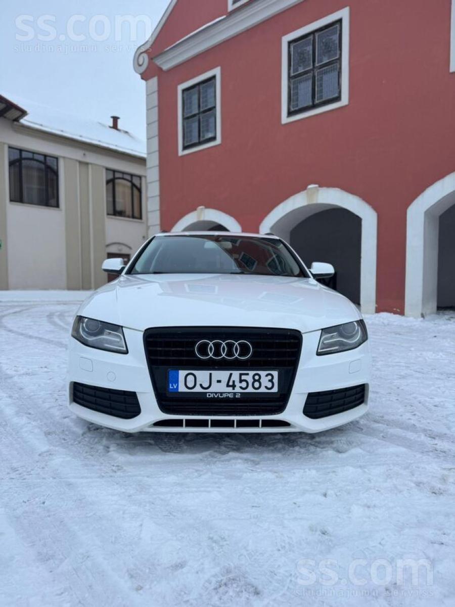 White Audi A4 2011 in Bauska, with an engine capacity of 2.00 L and mileage of 364 thousand km for 5995 €, photo 2 on AUTOMOTO.COM.LV