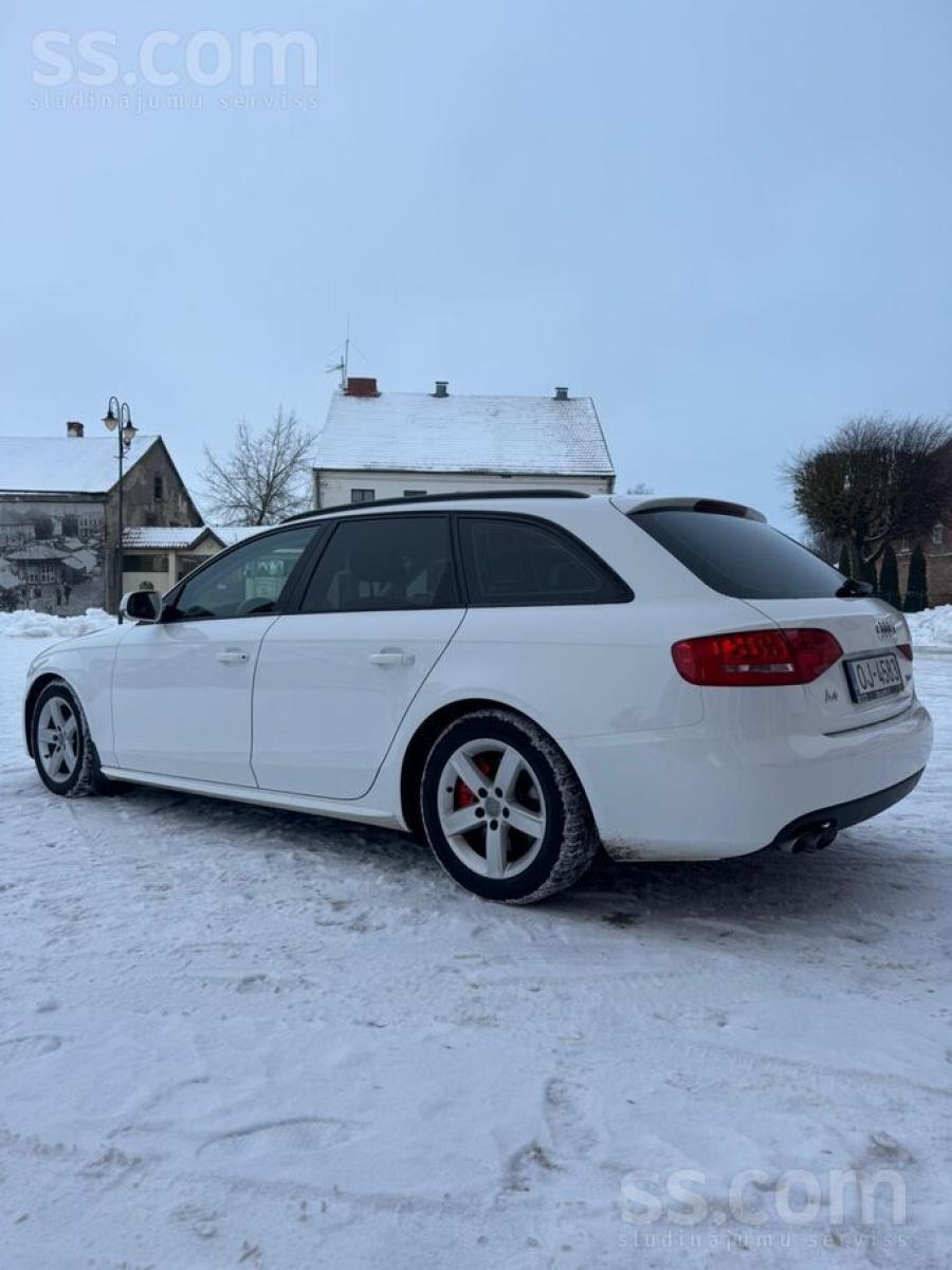 White Audi A4 2011 in Bauska, with an engine capacity of 2.00 L and mileage of 364 thousand km for 5995 €, photo 4 on AUTOMOTO.COM.LV