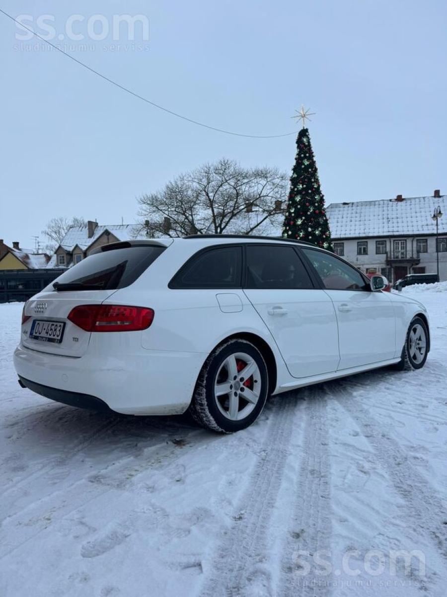 White Audi A4 2011 in Bauska, with an engine capacity of 2.00 L and mileage of 364 thousand km for 5995 €, photo 6 on AUTOMOTO.COM.LV