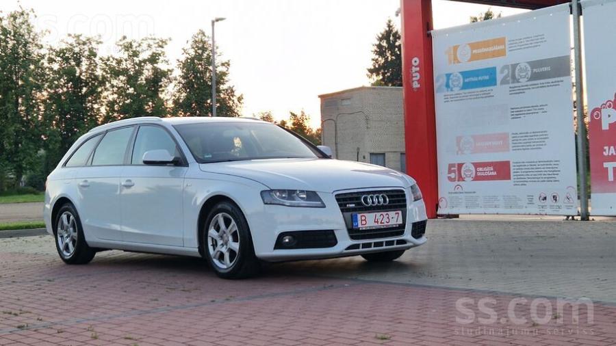 Balts Audi A4 2011 Jelgava, ar dzinēja tilpumu 2.00 L un nobraukumu 310 tūkst. km par 5450 €, foto 7 vietnē AUTOMOTO.COM.LV