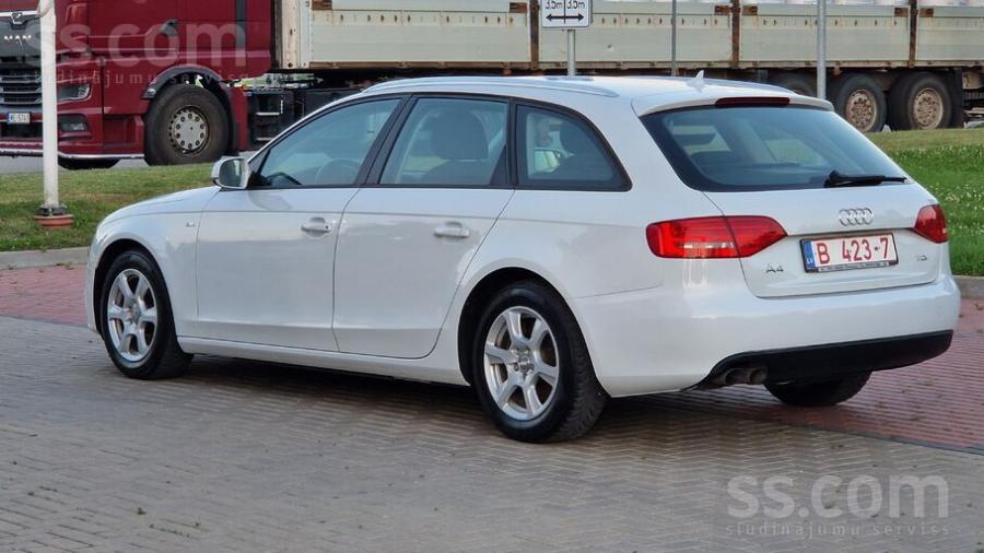 Balts Audi A4 2011 Jelgava, ar dzinēja tilpumu 2.00 L un nobraukumu 310 tūkst. km par 5450 €, foto 13 vietnē AUTOMOTO.COM.LV