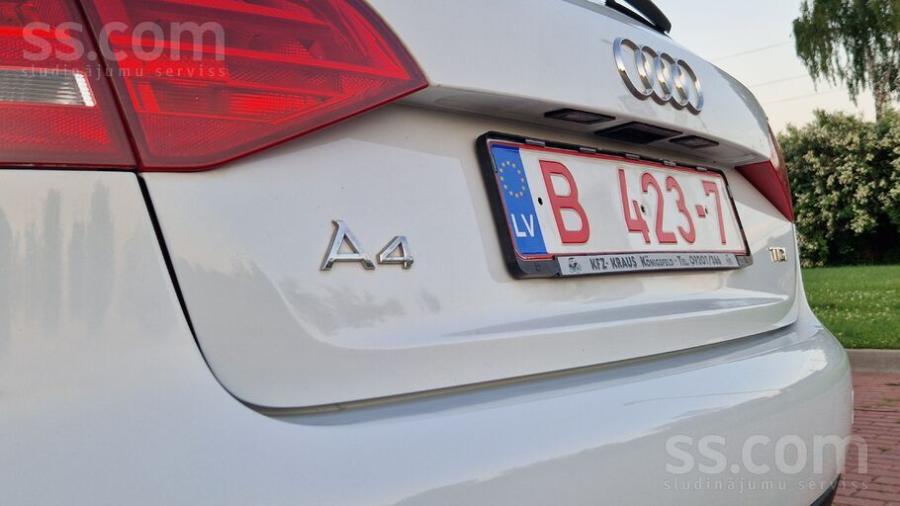 Balts Audi A4 2011 Jelgava, ar dzinēja tilpumu 2.00 L un nobraukumu 310 tūkst. km par 5450 €, foto 19 vietnē AUTOMOTO.COM.LV