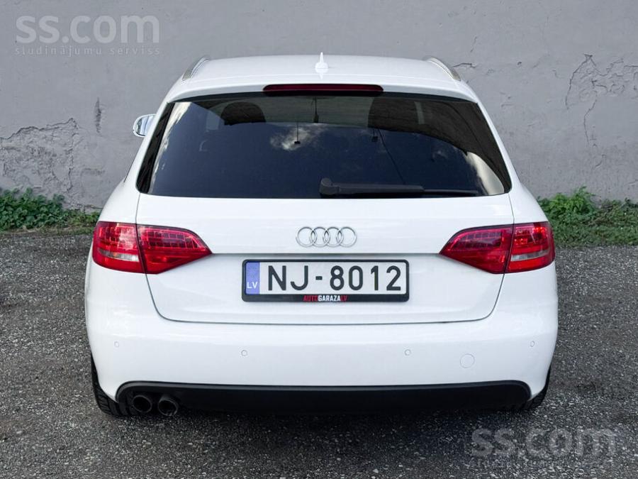 White Audi A4 2011 in Riga, with an engine capacity of 2.00 L and mileage of 266 thousand km for 4650 €, photo 4 on AUTOMOTO.COM.LV