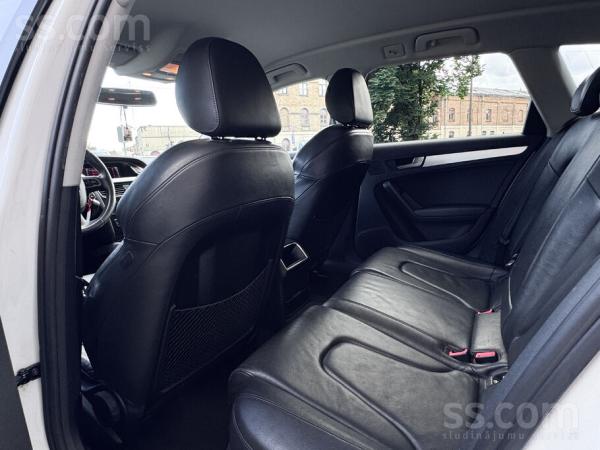 White Audi A4 2011 in Riga, with an engine capacity of 2.00 L and mileage of 266 thousand km for 4650 €, photo 10 on AUTOMOTO.COM.LV