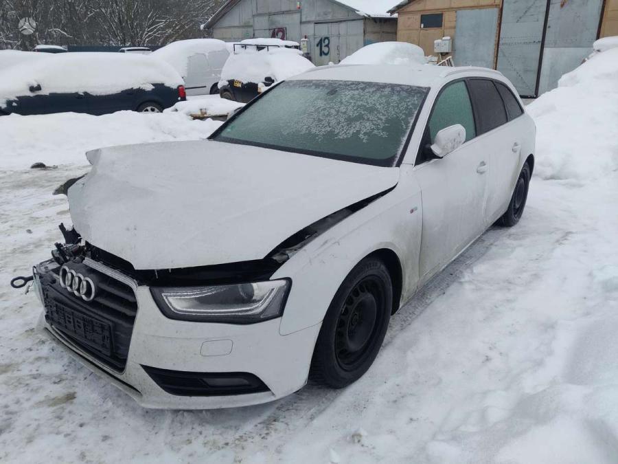 White Audi A4 2012 in Vilnius, with an engine capacity of 2.00 L and mileage of 181 thousand km for 4700 €, photo 1 on AUTOMOTO.COM.LV