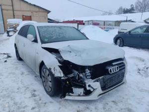 White Audi A4 2012 in Vilnius, with an engine capacity of 2.00 L and mileage of 181 thousand km for 4700 €, photo 4 on AUTOMOTO.COM.LV