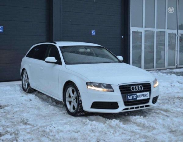 White Audi A4 2012 in Kaunas, with an engine capacity of 1.97 L and mileage of 248 thousand km for 6300 €, photo 3 on AUTOMOTO.COM.LV