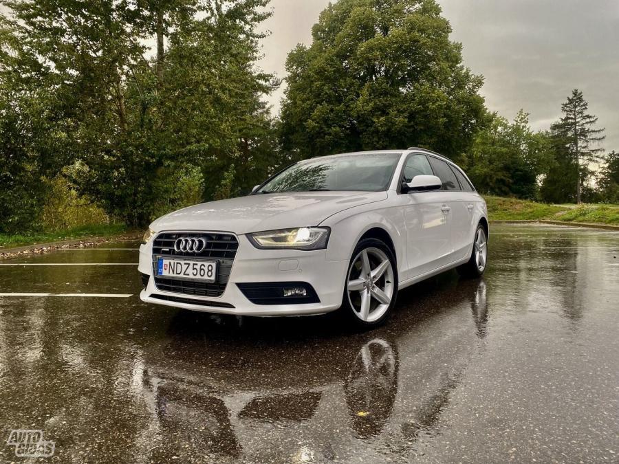 White Audi A4 2012 in Vilnius, with an engine capacity of 3.00 L and mileage of 241 thousand km for 8950 €, photo 1 on AUTOMOTO.COM.LV