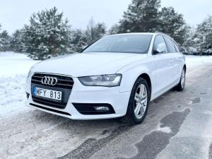 White Audi A4 2012 in Vilnius, with an engine capacity of 1.97 L and mileage of 230 thousand km for 5950 €, photo  on AUTOMOTO.COM.LV