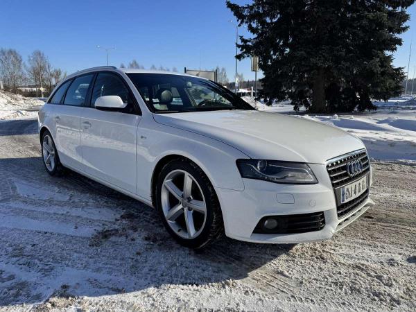 White Audi A4 2012 in Taurage, with an engine capacity of 1.97 L and mileage of 340 thousand km for 5700 €, photo 1 on AUTOMOTO.COM.LV