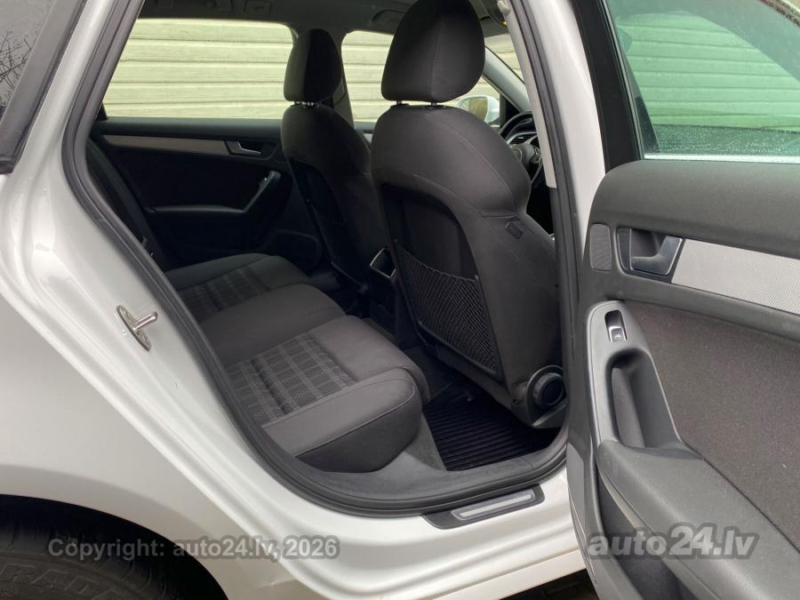 White Audi A4 2012 in Tallinn, with an engine capacity of 2.00 L and mileage of 224 thousand km for 8490 €, photo 11 on AUTOMOTO.COM.LV