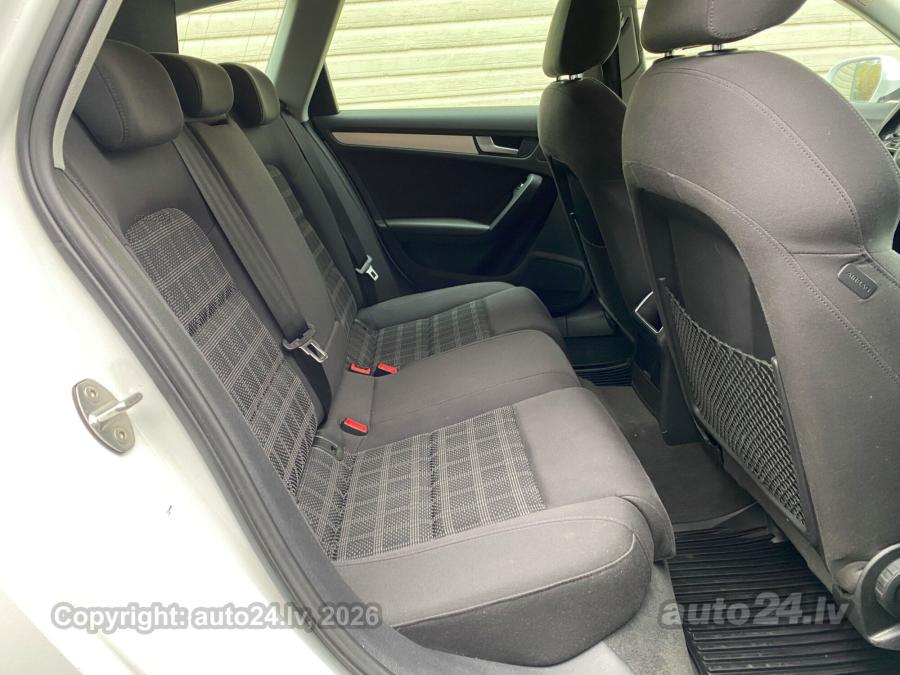 White Audi A4 2012 in Tallinn, with an engine capacity of 2.00 L and mileage of 224 thousand km for 8490 €, photo 12 on AUTOMOTO.COM.LV