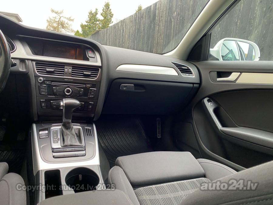White Audi A4 2012 in Tallinn, with an engine capacity of 2.00 L and mileage of 224 thousand km for 8490 €, photo 14 on AUTOMOTO.COM.LV