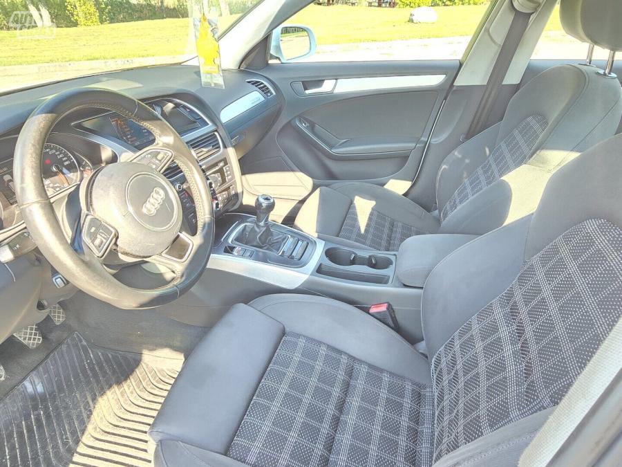 White Audi A4 2012 in Vilnius, with an engine capacity of 2.00 L and mileage of 324 thousand km for 7000 €, photo 13 on AUTOMOTO.COM.LV