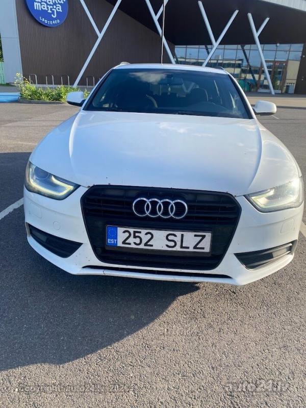 White Audi A4 2012 in Tallinn, with an engine capacity of 2.00 L and mileage of 351 thousand km for 3950 €, photo 4 on AUTOMOTO.COM.LV