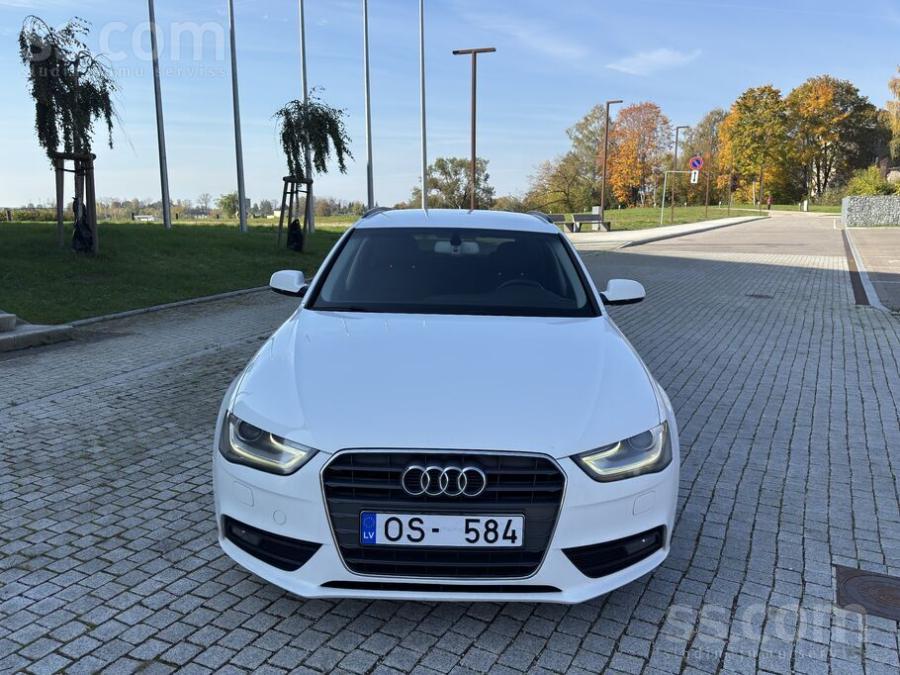 White Audi A4 2012 in Rezekne, with an engine capacity of 2.00 L and mileage of 293 thousand km for 7700 €, photo 3 on AUTOMOTO.COM.LV