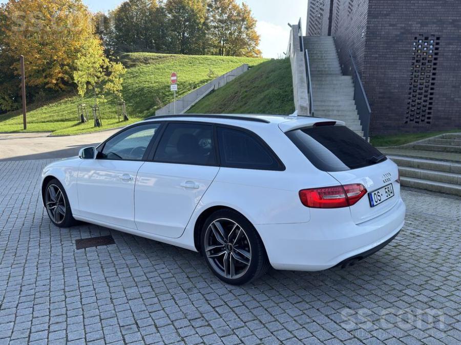 White Audi A4 2012 in Rezekne, with an engine capacity of 2.00 L and mileage of 293 thousand km for 7700 €, photo 8 on AUTOMOTO.COM.LV