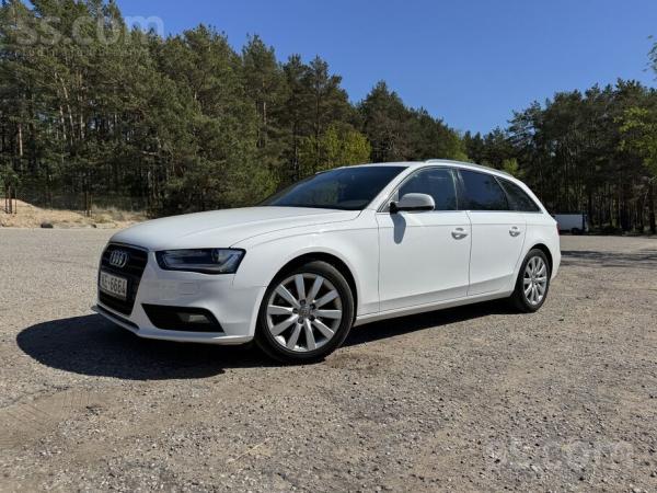 White Audi A4 2012 in Riga, with an engine capacity of 2.00 L and mileage of 442 thousand km for 5900 €, photo 1 on AUTOMOTO.COM.LV