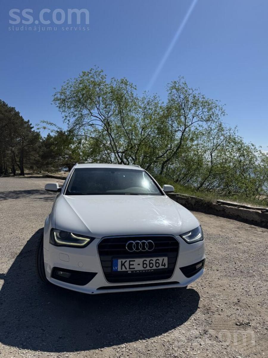 White Audi A4 2012 in Riga, with an engine capacity of 2.00 L and mileage of 442 thousand km for 5900 €, photo 3 on AUTOMOTO.COM.LV