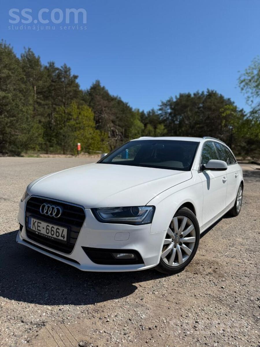 White Audi A4 2012 in Riga, with an engine capacity of 2.00 L and mileage of 442 thousand km for 5900 €, photo 6 on AUTOMOTO.COM.LV