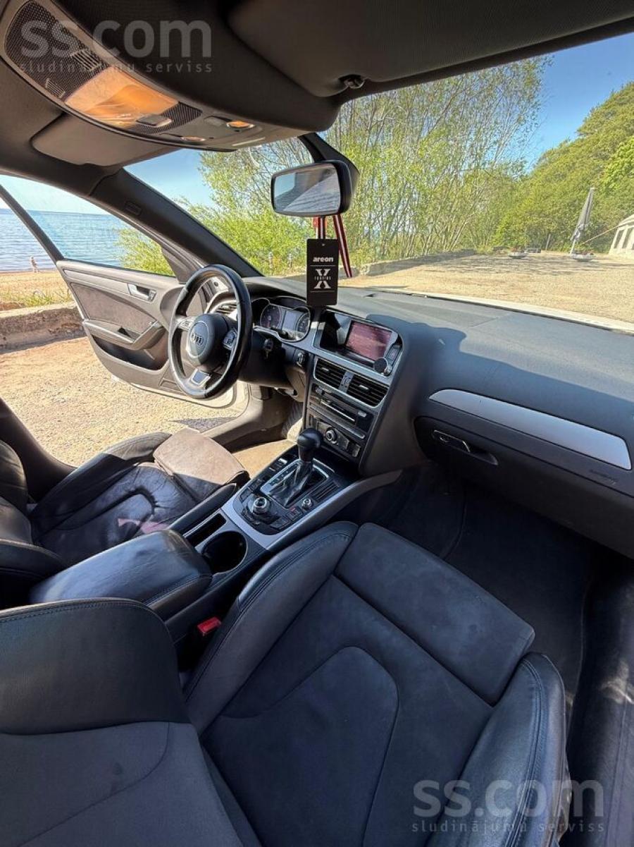 White Audi A4 2012 in Riga, with an engine capacity of 2.00 L and mileage of 442 thousand km for 5900 €, photo 12 on AUTOMOTO.COM.LV