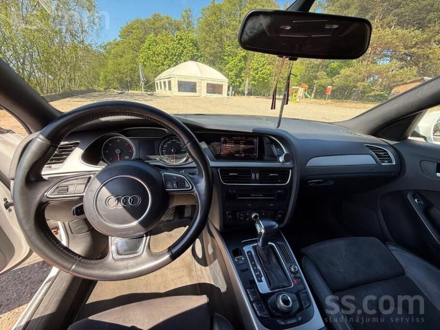 White Audi A4 2012 in Riga, with an engine capacity of 2.00 L and mileage of 442 thousand km for 5900 €, photo 13 on AUTOMOTO.COM.LV