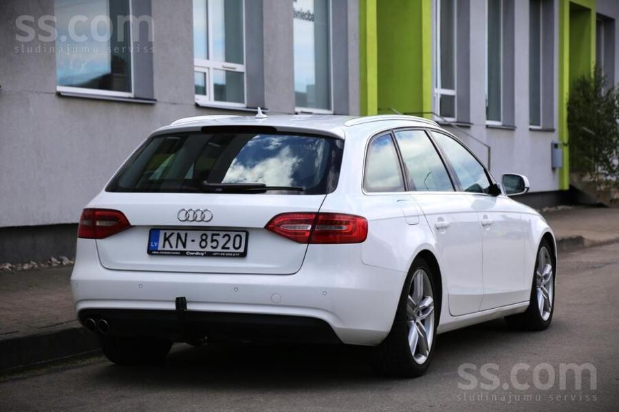 Balts Audi A4 2012 Rīga, ar dzinēja tilpumu 2.00 L un nobraukumu 357 tūkst. km par 7495 €, foto 7 vietnē AUTOMOTO.COM.LV