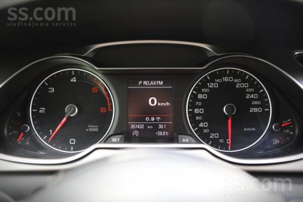 Balts Audi A4 2012 Rīga, ar dzinēja tilpumu 2.00 L un nobraukumu 357 tūkst. km par 7495 €, foto 7 vietnē AUTOMOTO.COM.LV
