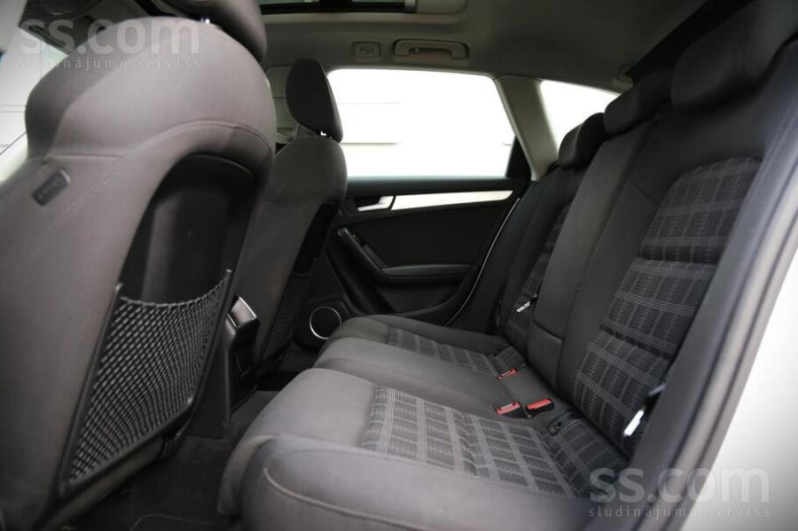 Balts Audi A4 2012 Rīga, ar dzinēja tilpumu 2.00 L un nobraukumu 357 tūkst. km par 7495 €, foto 15 vietnē AUTOMOTO.COM.LV