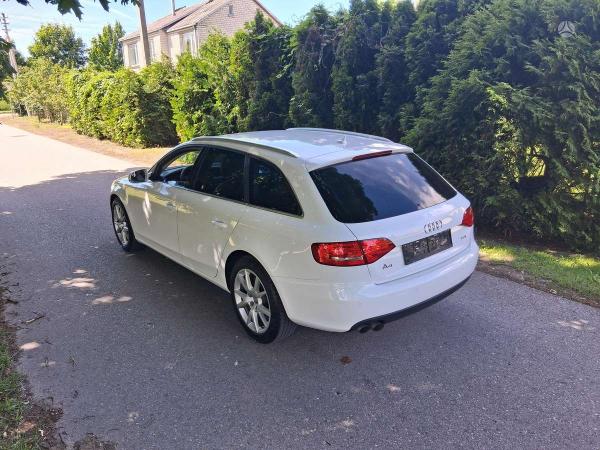 White Audi A4 2012 in Marijampole, with an engine capacity of 1.97 L and mileage of 264 thousand km for 5450 €, photo 4 on AUTOMOTO.COM.LV