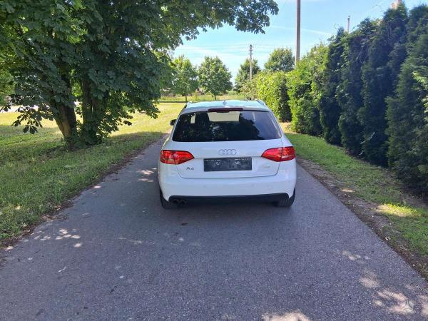 White Audi A4 2012 in Marijampole, with an engine capacity of 1.97 L and mileage of 264 thousand km for 5450 €, photo 9 on AUTOMOTO.COM.LV