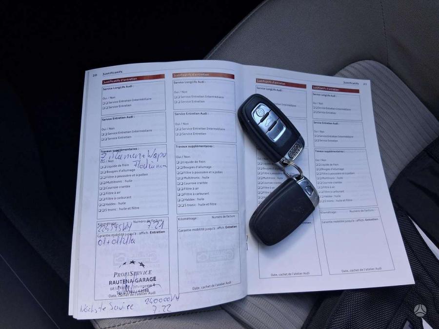Balts Audi A4 2012 Marijampole, ar dzinēja tilpumu 1.97 L un nobraukumu 264 tūkst. km par 5450 €, foto 23 vietnē AUTOMOTO.COM.LV