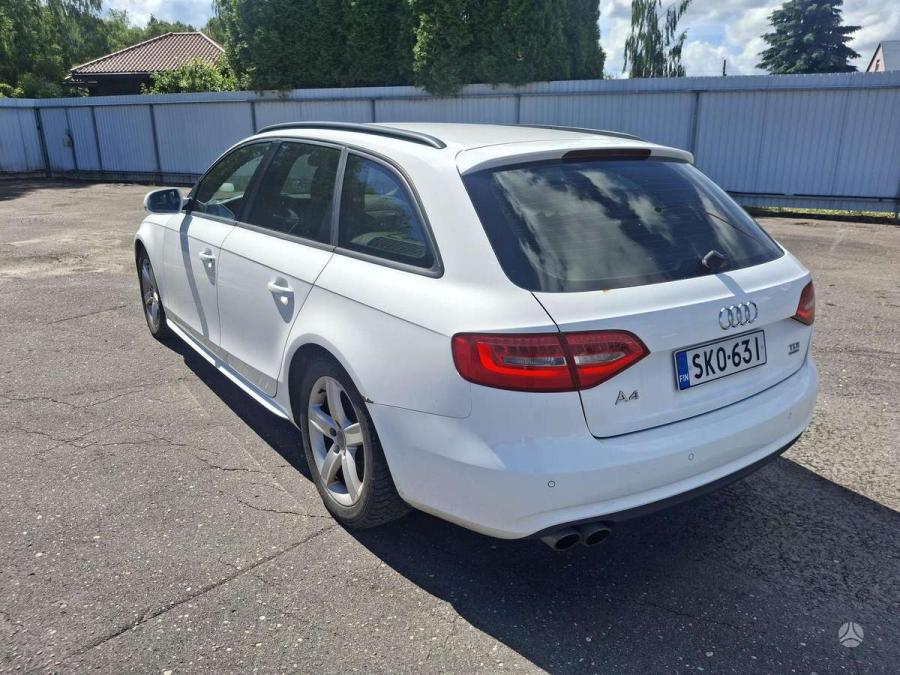 White Audi A4 2012 in Kedainiai, with an engine capacity of 1.97 L and mileage of 225 thousand km for 6200 €, photo 5 on AUTOMOTO.COM.LV