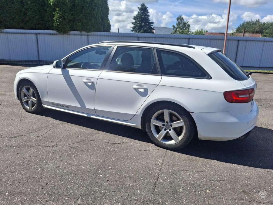 White Audi A4 2012 in Kedainiai, with an engine capacity of 1.97 L and mileage of 225 thousand km for 6200 €, photo 12 on AUTOMOTO.COM.LV