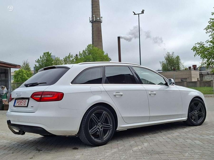 White Audi A4 2012 in Silute, with an engine capacity of 1.97 L and mileage of 295 thousand km for 7000 €, photo 10 on AUTOMOTO.COM.LV