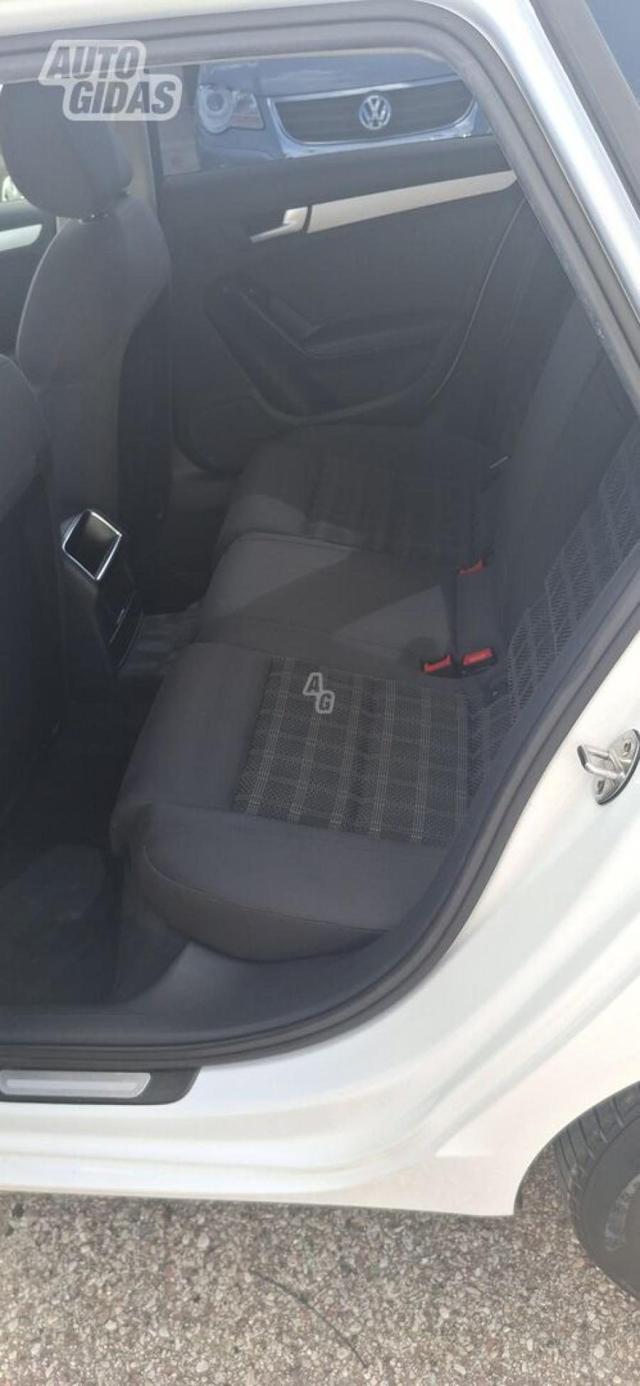 Balts Audi A4 2012 Marijampole, ar dzinēja tilpumu 2.00 L un nobraukumu 250 tūkst. km par 6250 €, foto 9 vietnē AUTOMOTO.COM.LV