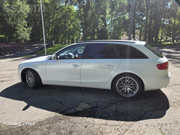 White Audi A4 2012 in Balvi, with an engine capacity of 2.00 L and mileage of 262 thousand km for 7290 €, photo 5 on AUTOMOTO.COM.LV