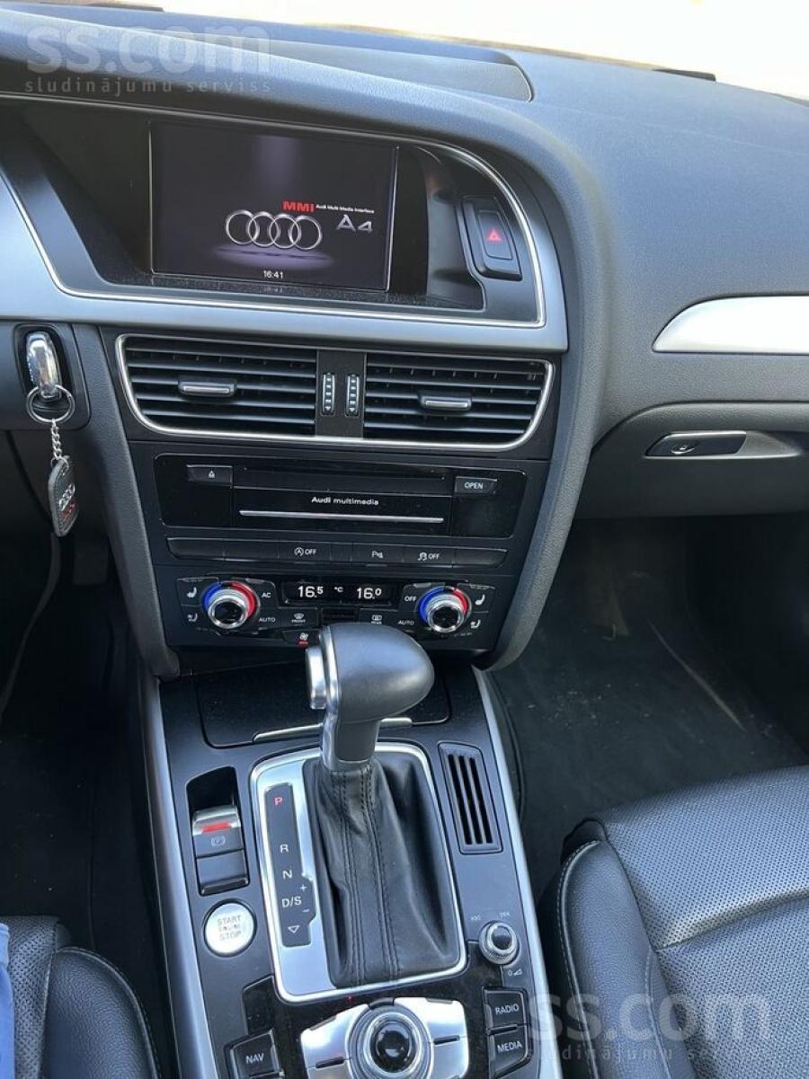 White Audi A4 2012 in Riga, with an engine capacity of 2.00 L and mileage of 347 thousand km for 7500 €, photo 7 on AUTOMOTO.COM.LV