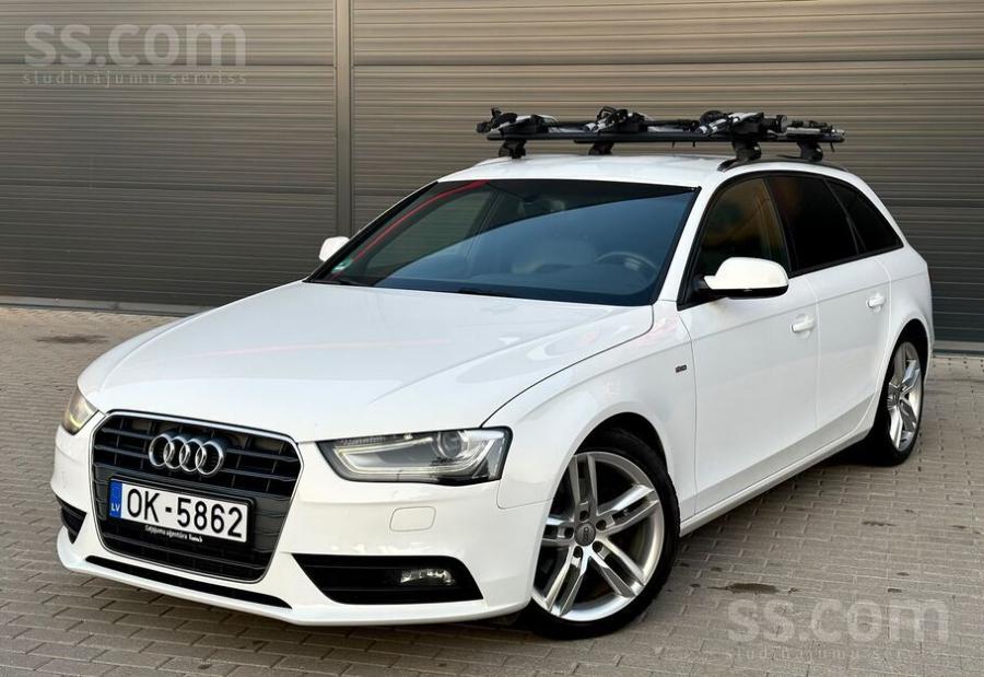 White Audi A4 2012 in Jelgava, with an engine capacity of 2.00 L and mileage of 269 thousand km for 8350 €, photo 5 on AUTOMOTO.COM.LV