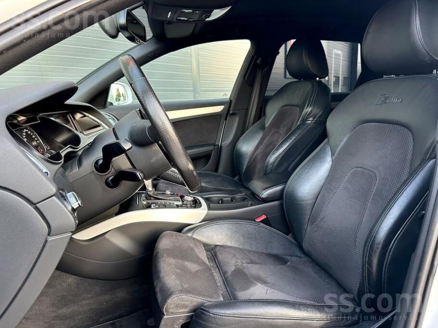 White Audi A4 2012 in Jelgava, with an engine capacity of 2.00 L and mileage of 269 thousand km for 8350 €, photo 10 on AUTOMOTO.COM.LV