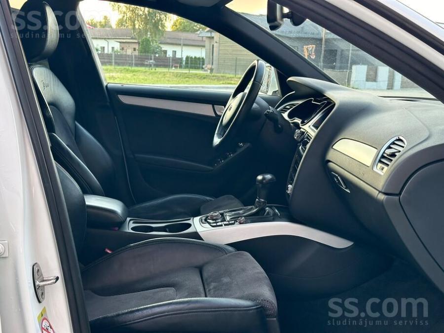 White Audi A4 2012 in Jelgava, with an engine capacity of 2.00 L and mileage of 269 thousand km for 8350 €, photo 15 on AUTOMOTO.COM.LV