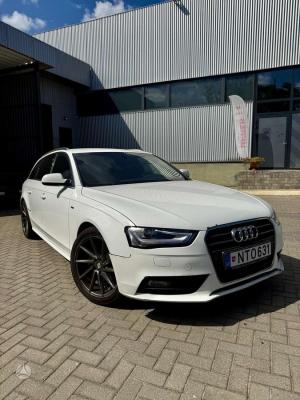 Balts Audi A4 2012 Viļņa, ar dzinēja tilpumu 1.97 L un nobraukumu 338 tūkst. km par 5650 €, foto  vietnē AUTOMOTO.COM.LV